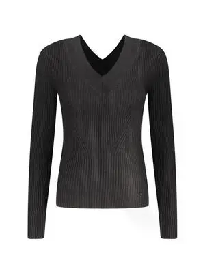Guess Ribbed-knit V-neck Sweater