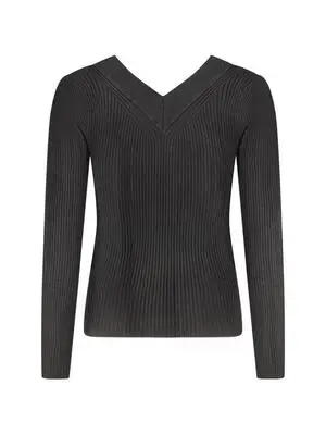 Guess Ribbed-knit V-neck Sweater