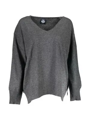 NORTH SAILS Merino Wool V-neck Sweater - Black