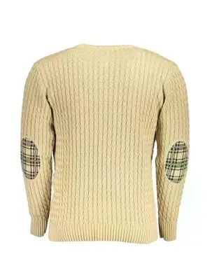 U.S. Grand Cable-knit Sweater With Elbow Patches