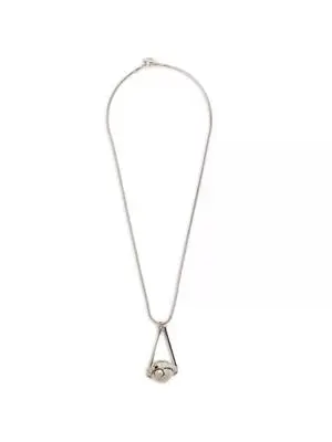 Toga Orb-pendant Necklace - Silver