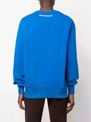 HONEY FUCKING DIJON Two-tone Logo-print Sweatshirt