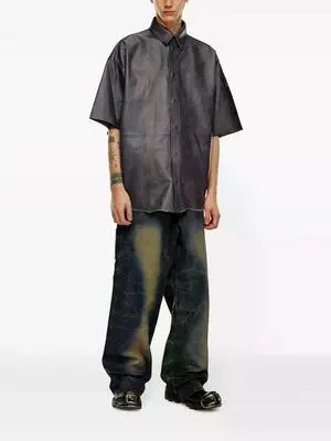 DIESEL® S-emin-lth Leather Shirt