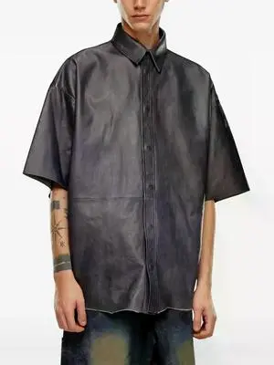 DIESEL® S-emin-lth Leather Shirt