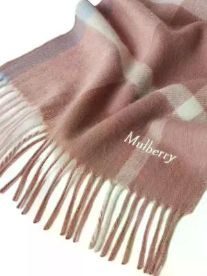 Mulberry Small Check Scarf