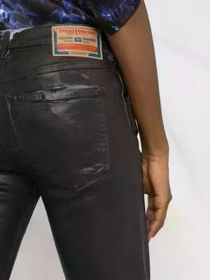 DIESEL® Wax-coated Five-pocket Shorts