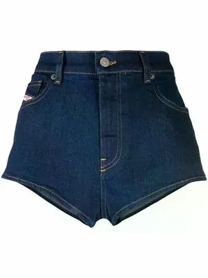 DIESEL® High-waisted Mini Denim Shorts