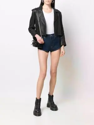 DIESEL® High-waisted Mini Denim Shorts