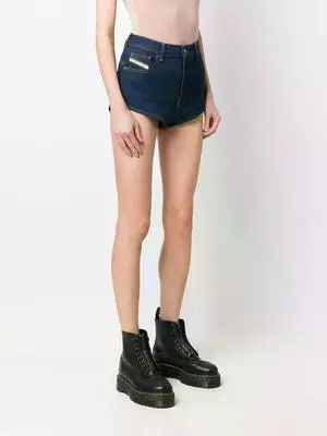 DIESEL® High-waisted Mini Denim Shorts