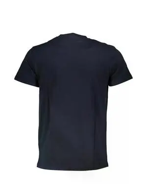 Roberto Cavalli Tiger-print Logo-print T-shirt - Blue