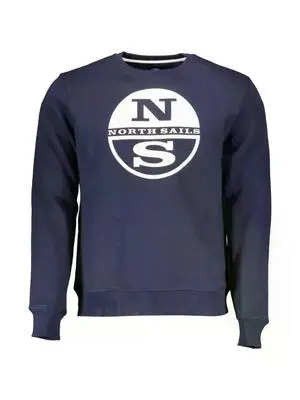 NORTH SAILS Crew Neck Sweater With Logo - Blue