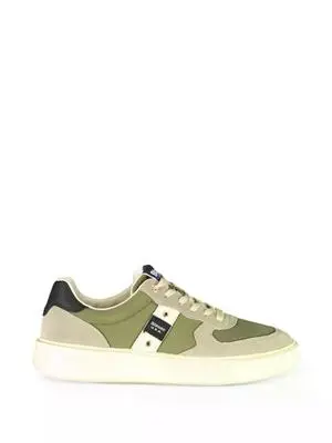 BLAUER. Suede Panelled Chunky Sole Sneakers