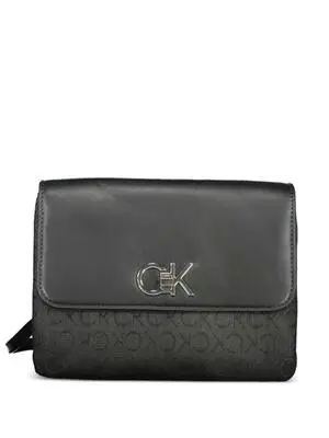 Calvin Klein Monogram Flap Crossbody Bag
