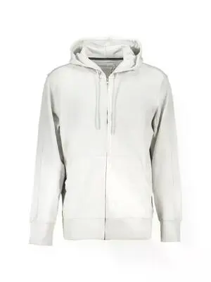 Calvin Klein Zip-up Cotton Hoodie - Grey