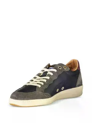 BLAUER. Suede Panelled Sneakers - Blue