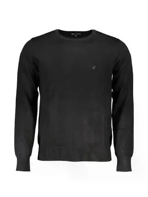 U.S. Grand Logo-embroidered Cotton Sweater