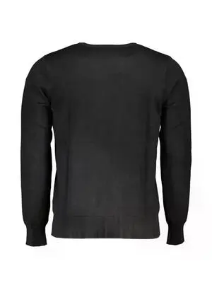 U.S. Grand Logo-embroidered Cotton Sweater