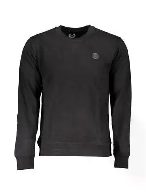 GIAN MARCO VENTURI VINTAGE Logo-patch Crew-neck Sweater