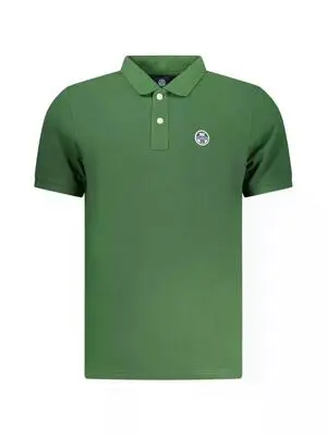 NORTH SAILS Logo-patch Piqué Polo Shirt - Green