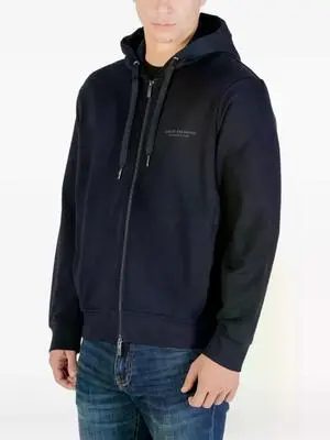 Armani Exchange Logo-print Zip-up Hoodie
