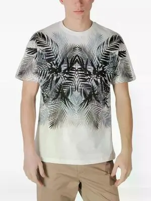 ANTONY MORATO Palm-leaf Print T-shirt - White