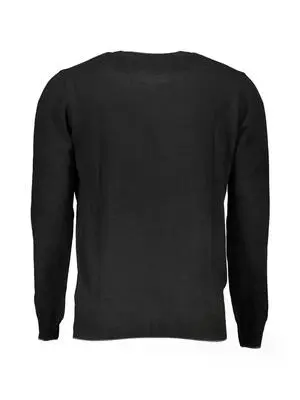 NORTH SAILS Embroidered-logo Crew-neck Sweater - Black