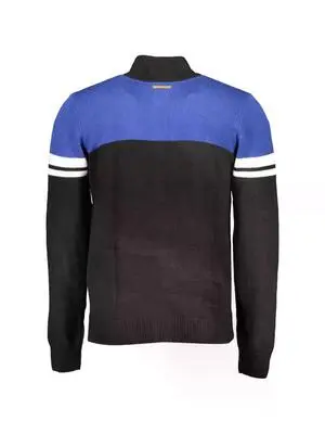 GIAN MARCO VENTURI VINTAGE Color-block Zip-up Sweatshirt