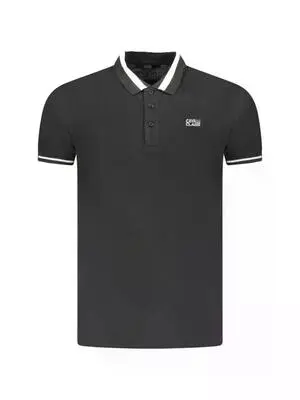Roberto Cavalli Logo-detail Polo Shirt - Black
