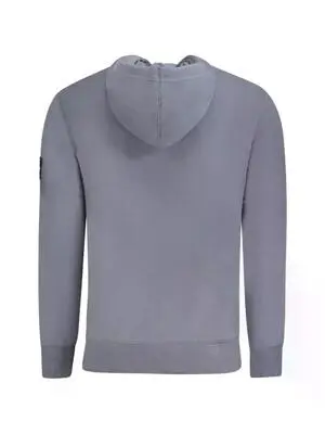 Calvin Klein Cotton Logo Patch Hoodie - Blue