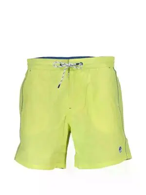 NORTH SAILS Palm-tree Print Swim Shorts - Yellow