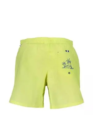 NORTH SAILS Palm-tree Print Swim Shorts - Yellow