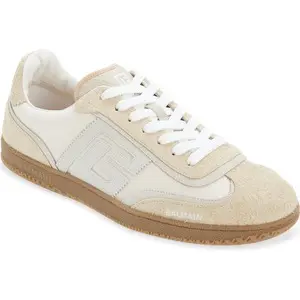 Balmain Swan Trainer Sneakers - 0da Cream