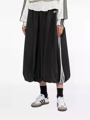 Adidas Logo-embroidered Midi Skirt