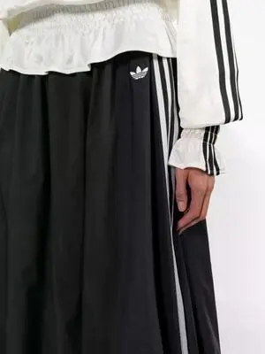Adidas Logo-embroidered Midi Skirt