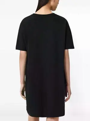 ALLSAINTS Leopard Print Graphic T-shirt Dress