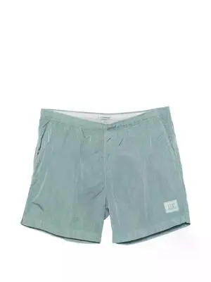 C.P. COMPANY Logo-patch Swim Shorts - Blue