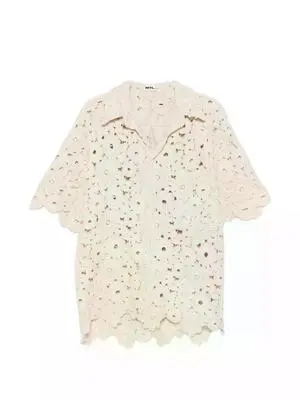 MTL STUDIO Giulia Crochet Shirt
