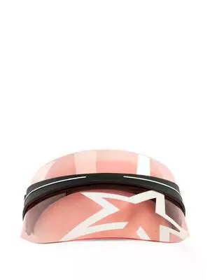 Perfect Moment Star-print Visor - Pink