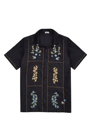 Agua Bendita Jack Linen Camp Shirt