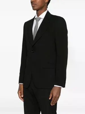 LARDINI Peak-lapel Flower-pin Blazer