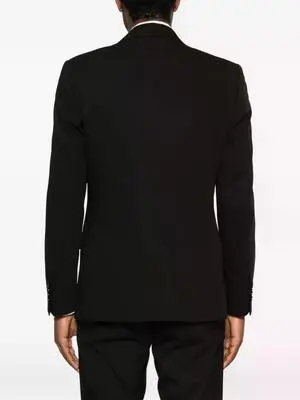 LARDINI Peak-lapel Flower-pin Blazer