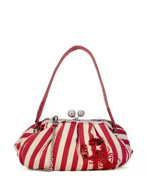 Max Mara Wkagerusia Striped Clutch