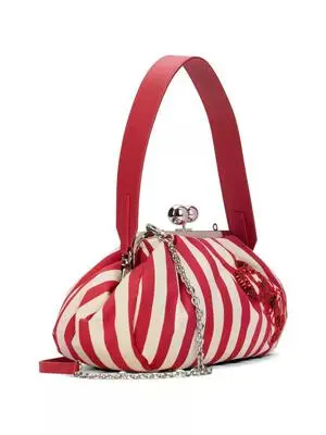Max Mara Wkagerusia Striped Clutch
