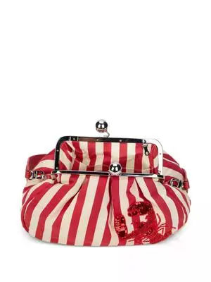 Max Mara Wkagerusia Striped Clutch