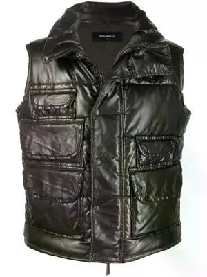 Dsquared2 Multiple-pocket Sleeveless Gilet