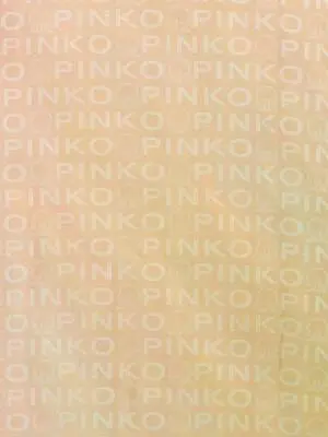 Pinko Logo Frayed Scarf