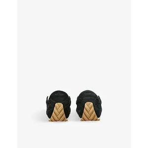 Bottega Veneta Orbit Flash Suede And Nylon Low-top Trainers - Black
