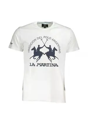 LA MARTINA Graphic-print Cotton T-shirt