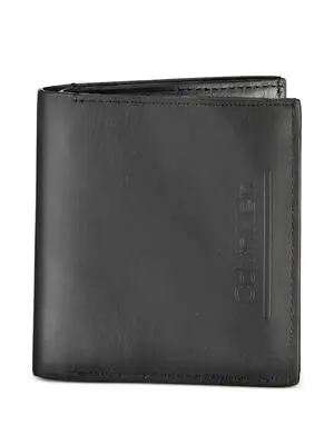 Calvin Klein Embossed-logo Bifold Wallet - Black