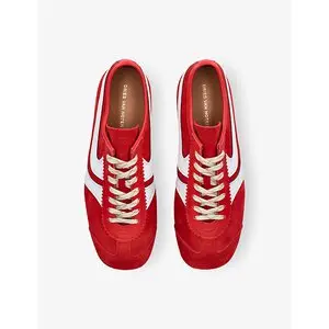 Dries Van Noten Dustin Leather Trainers - Red